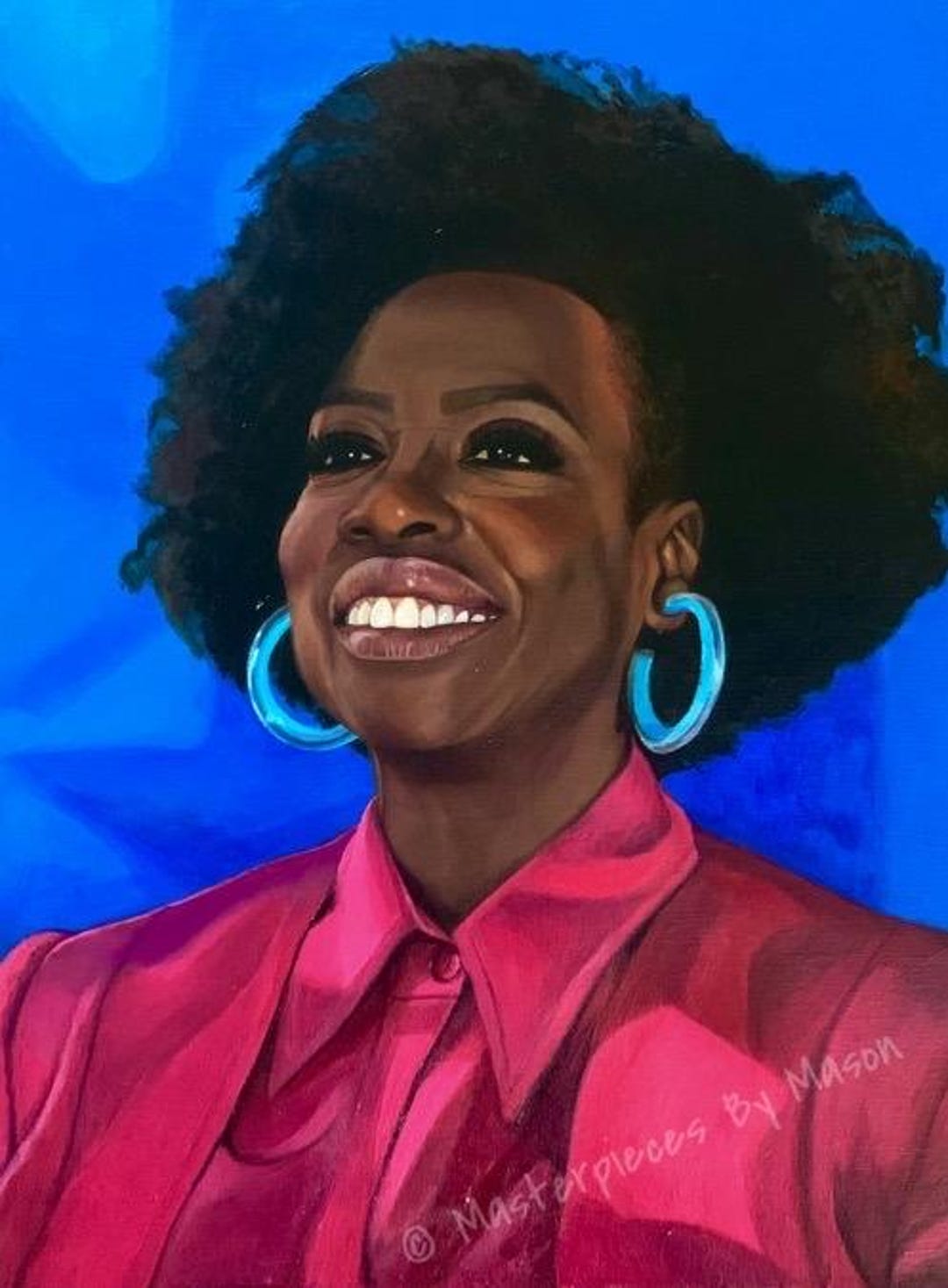 Viola Davis Original Painting Print - Etsy