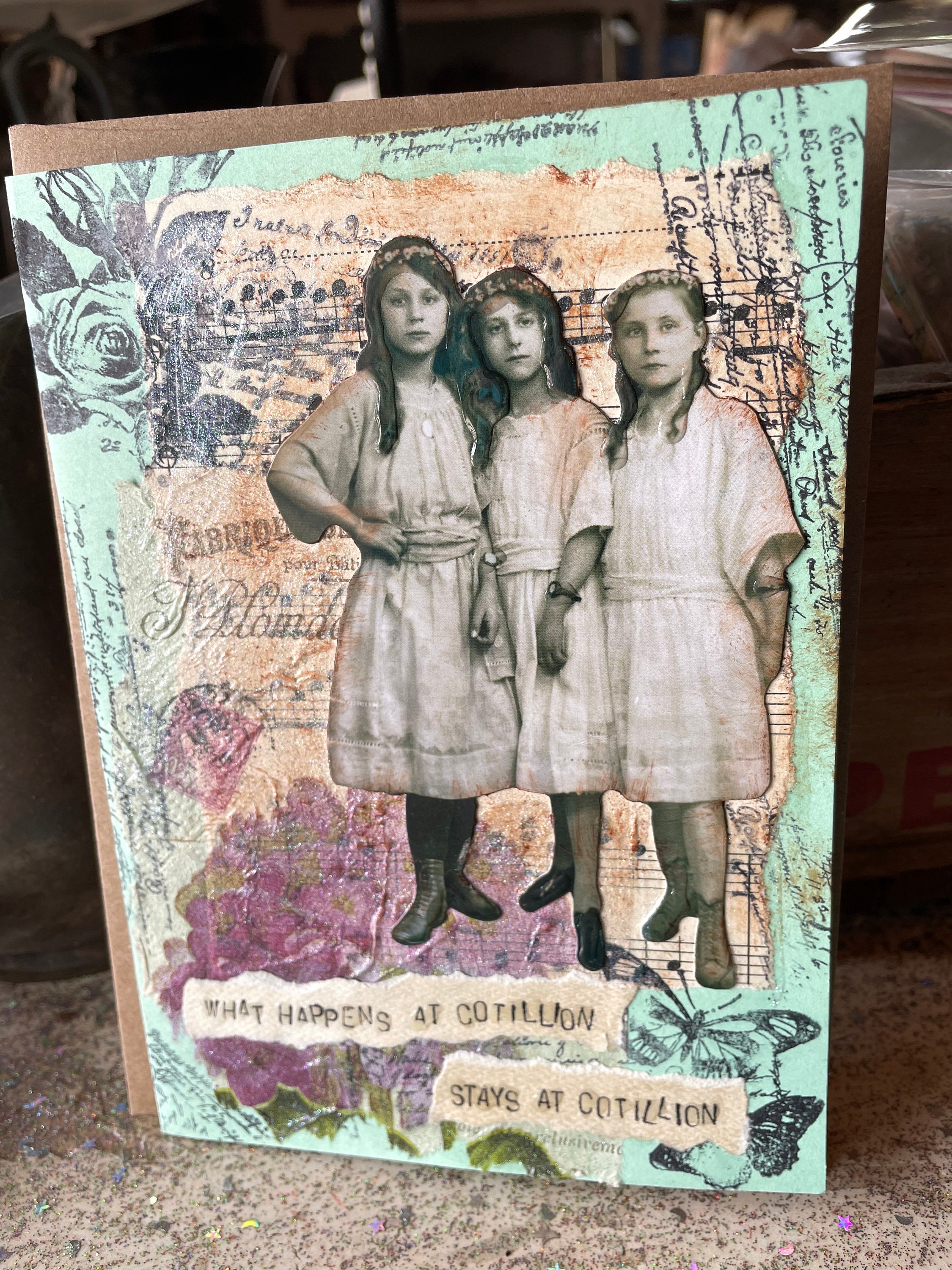 Collage Greeting card free shipping | Etsy