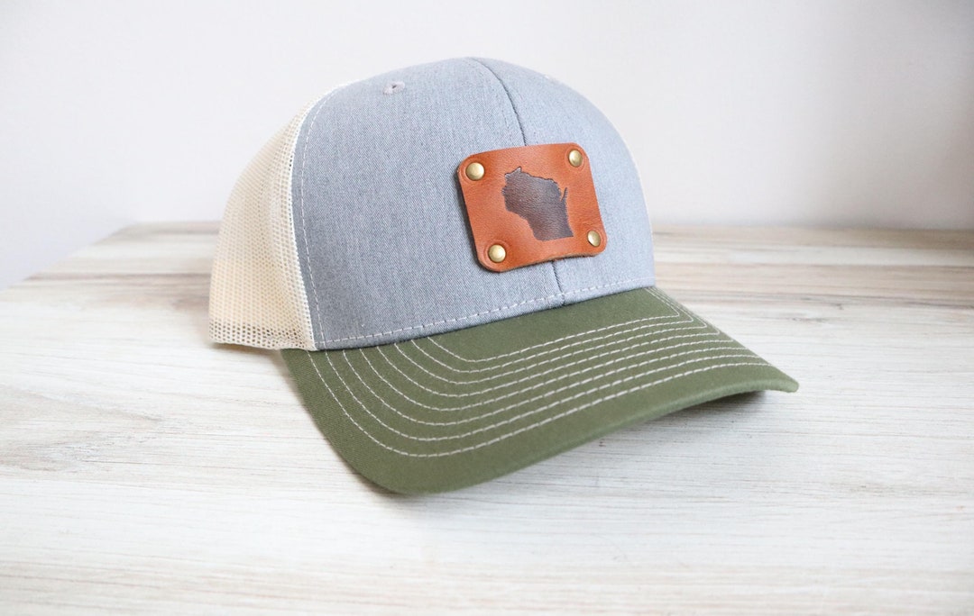 Wisconsin Trucker Hat - WI Adjustable Snapback Cap - Etsy