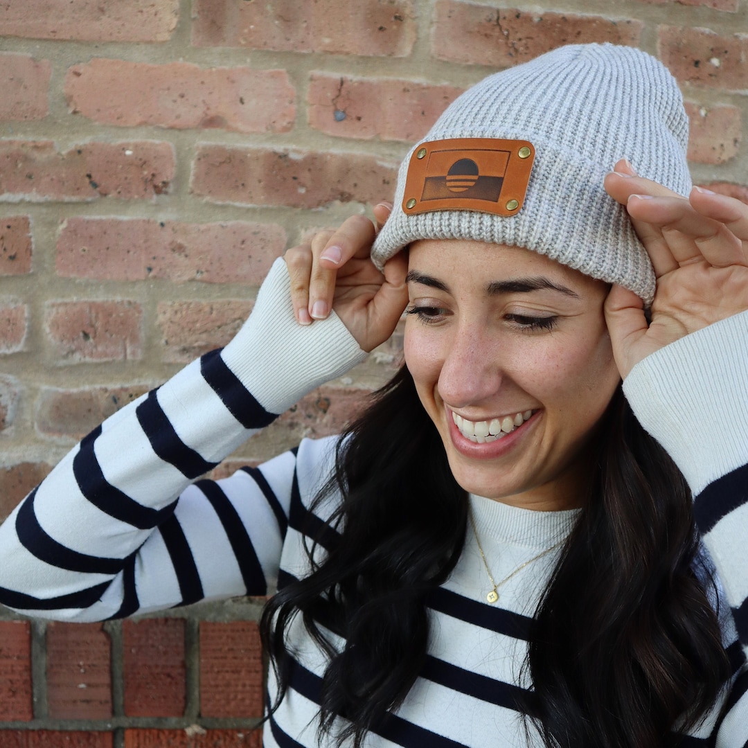 People’s Flag of Milwaukee Patch Beanie Hat - MKE Flag Knit Hat - Etsy