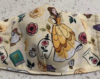 Belle Girl Face Mask | Etsy