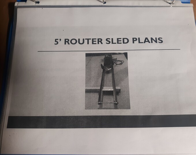 5' Large Adjustable Router Sled for Flattening Slabs - Etsy