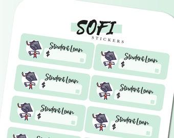 Payday Money Budget Sticker Planner Stickers - Etsy