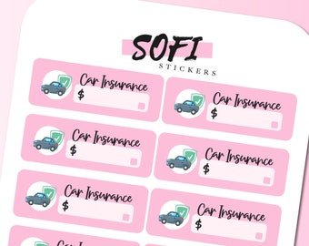 Insurance Stickers | Etsy