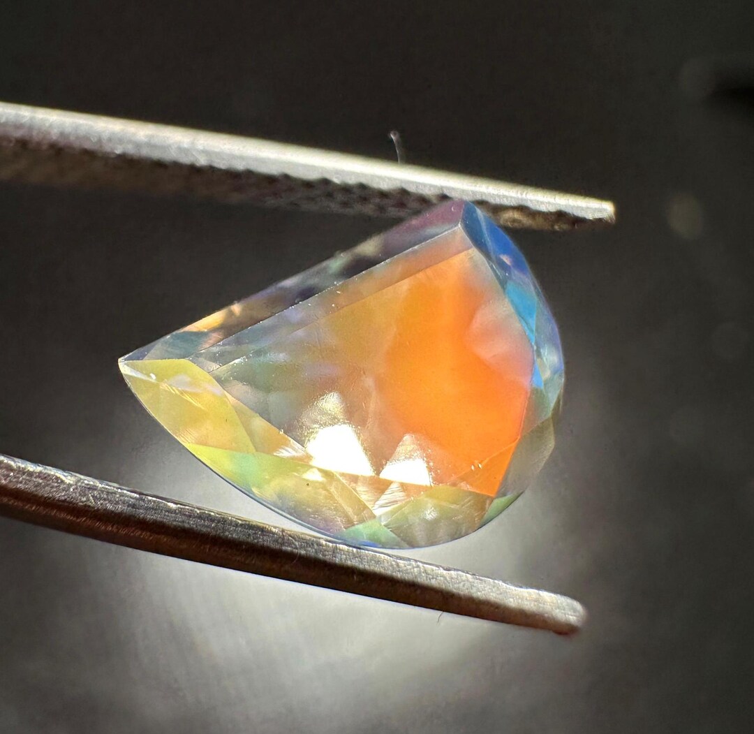 Rare Moonstone Faceted Gemstone Fancy Shape Moonstone Loose Gemstone 1. ...