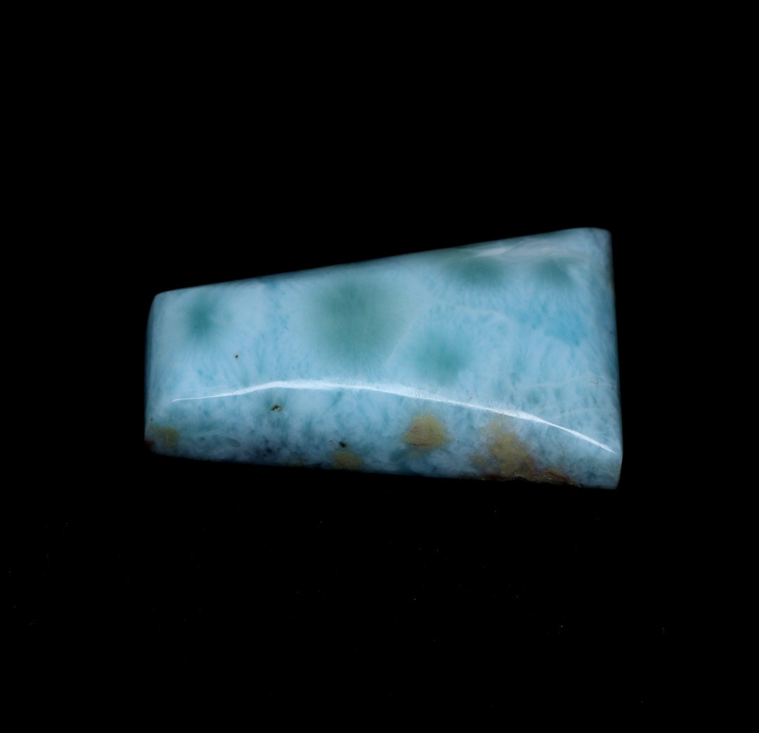 Natural Larimar Gemstone Pectolite Stone Larimar Sky Larimar - Etsy