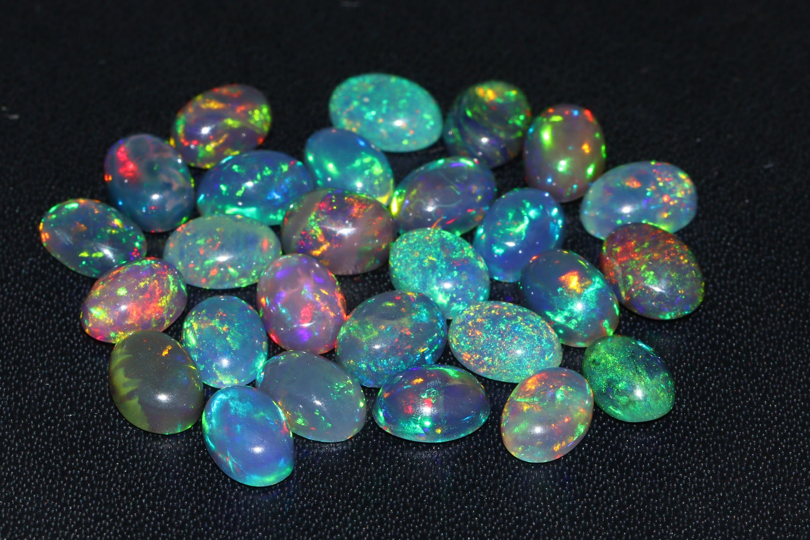 Bestseller AAA Grade Ethiopian Black Opal Cabochon Oval Shape - Etsy