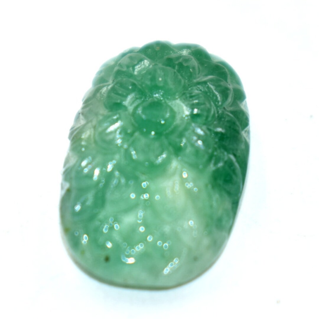 Mughal Carved Zambian Emerald Rectangle Shape Carving Gemstone - Etsy