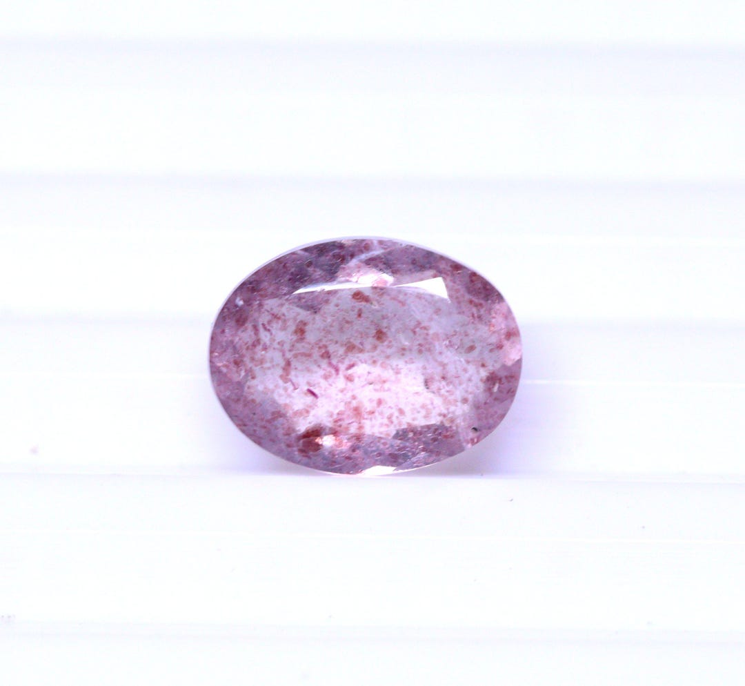 Faceted Super Seven Quartz Natural Gemstone Loose Stone Ring Size ...