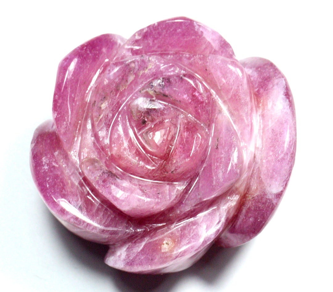 Ruby Gemstone Carved Rose Shape 41.30 Ct Natural Ruby Rose - Etsy