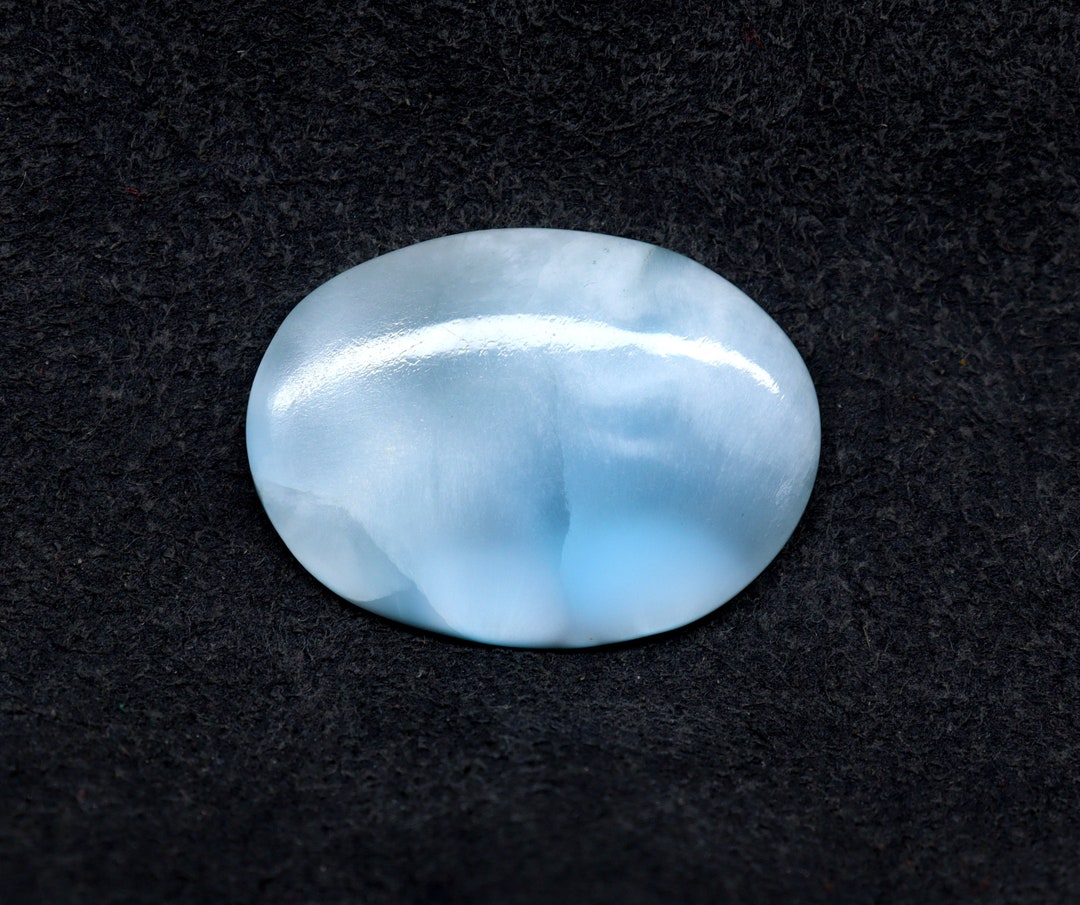 Natural Larimar Gemstone Pectolite Stone Larimar Sky Larimar Cabochon ...