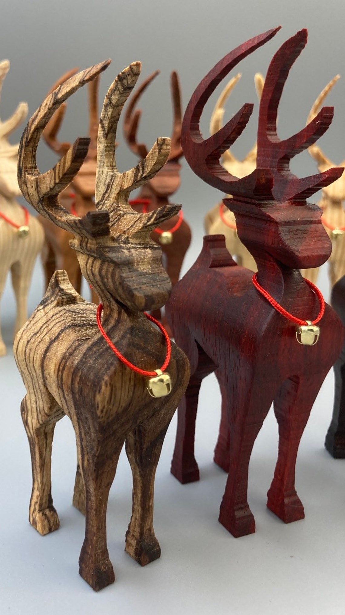 Holiday 3-D Bandsaw Wooden Reindeer - Etsy