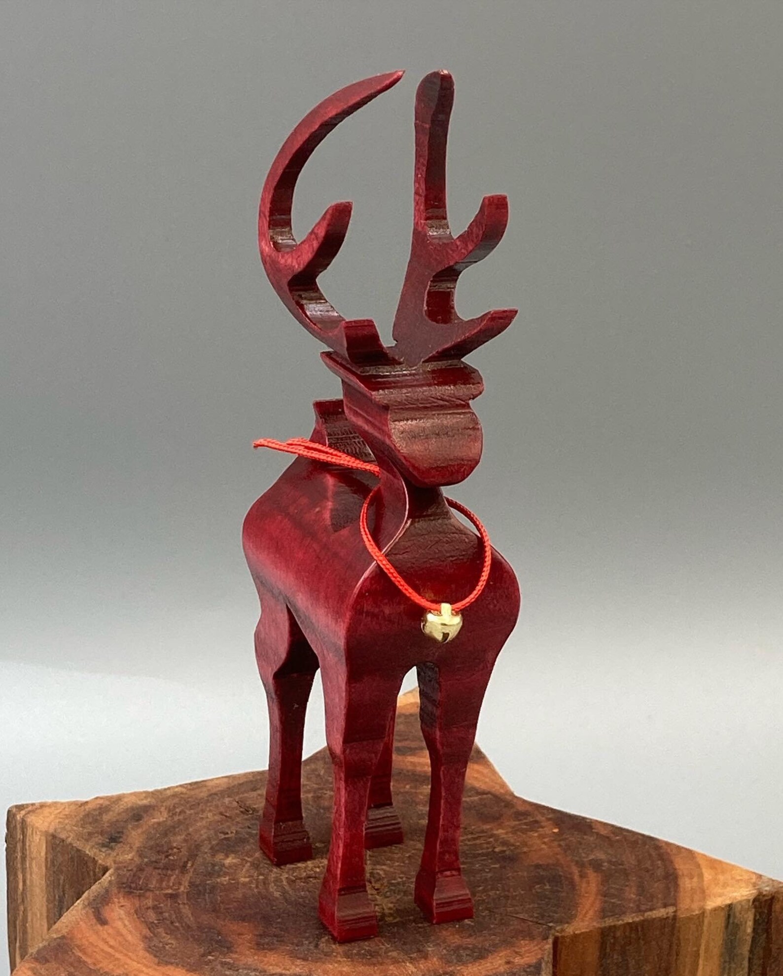 Holiday 3-D Bandsaw Wooden Reindeer - Etsy