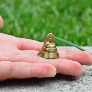 Antique Small Bell, Vintage Farm Bell, Mini Brass Bell, Primitive Bell ...