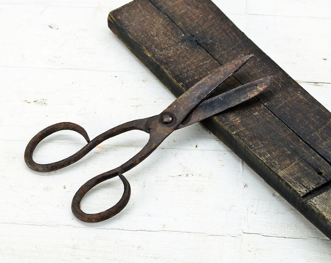 Antique Scissors, Hand Forged Scissors, Primitive Sewing Tools - Etsy