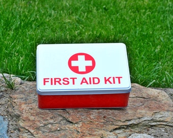Red Cross Metal Box | Etsy