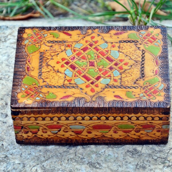 Pyrography Jewelry - Etsy