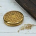 Vintage Powder Box, Vintage Makeup Box, Vintage Brass Box, Antique Box ...