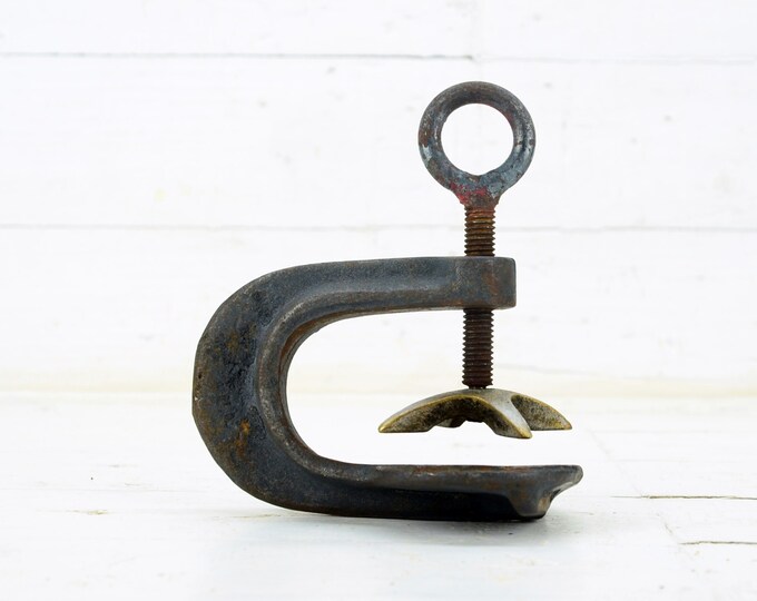Antique Wooden Clamp, Stunning Wooden Clamp, Old Tools, Rustic Decor - Etsy