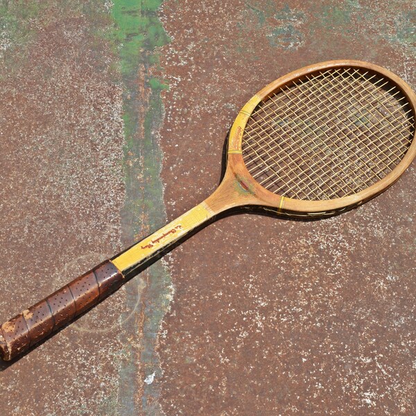 Wooden Tennis Racket - Etsy
