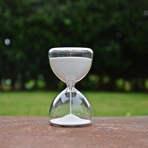 Antique Glass Sand Timer: 5-minute Study & Meditation Tool - Etsy