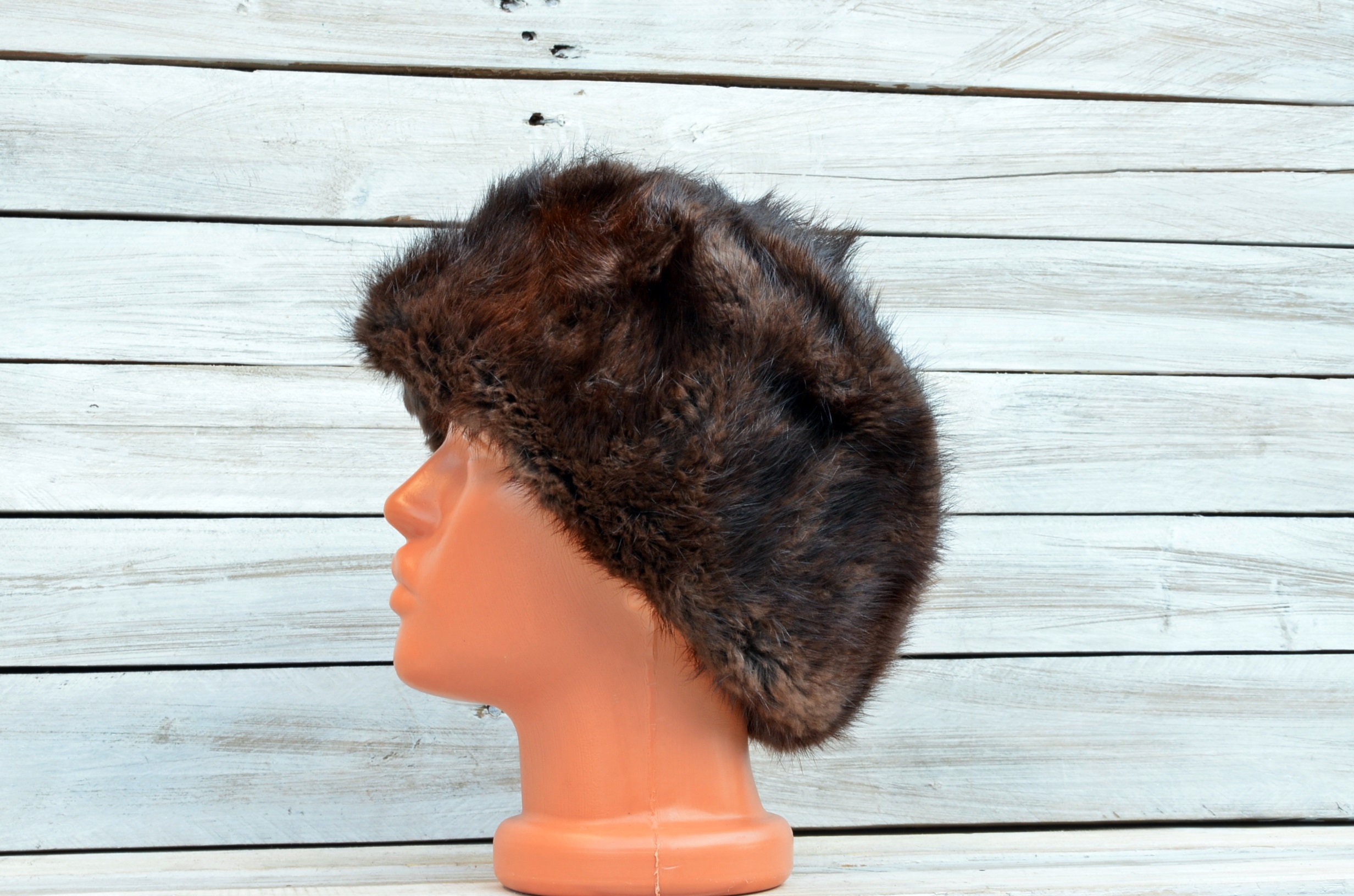 Vintage Hat 1970's Retro Hat Vintage Brown Hat From - Etsy