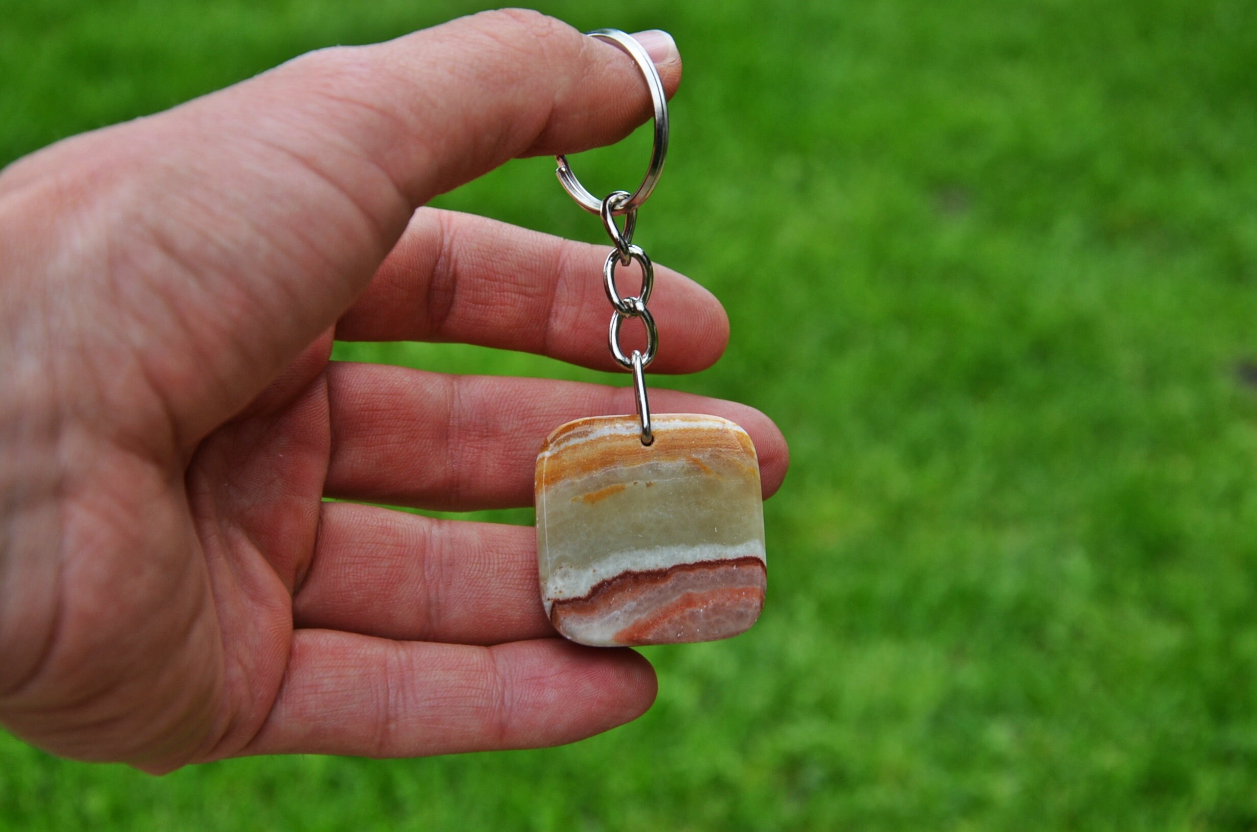 Onyx Key Chain Hand Made Onyx Keychain - Etsy UK