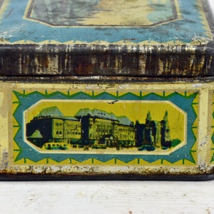 Antique USSR Box, Sheet Metal Box, Old Russian Box, Vintage ...