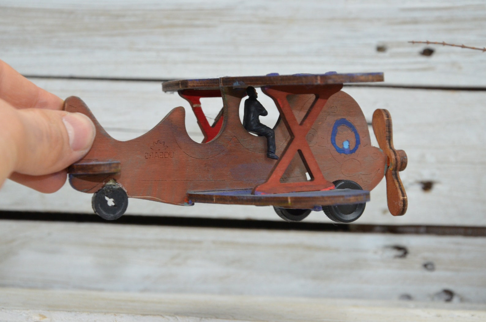 Vintage Wooden Plane Handmade Wooden Plane Old Airplane - Etsy