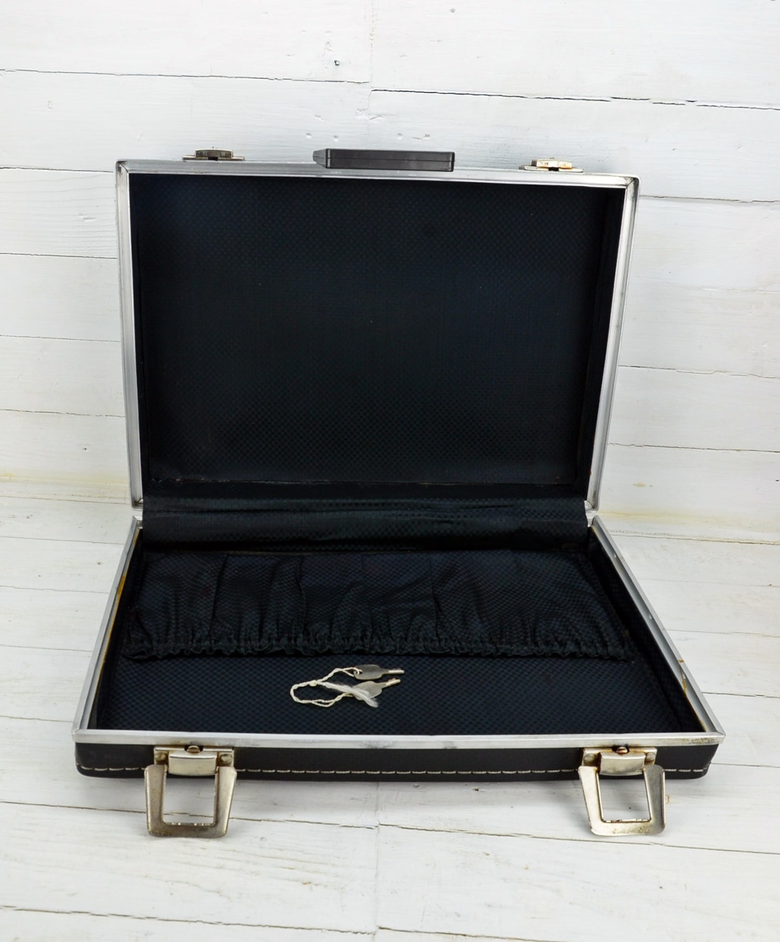 Diplomatic Black Briefcase, Vintage Diplomatic Briefcase, Retro ...
