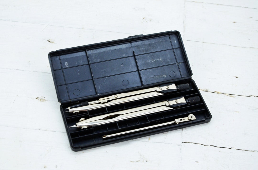 Soviet Vintage Drawing Kit, USSR Architectural Set, Soviet Professional ...