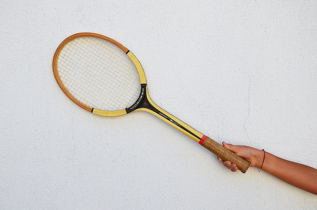 Vintage Tennis Racket Orsch, Vintage Wooden Tennis Racket, Rare GDR ...