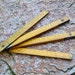 Wood Folding Ruler, Old Meter, Folding Ruler, 1 Meter Ruler, Compact ...