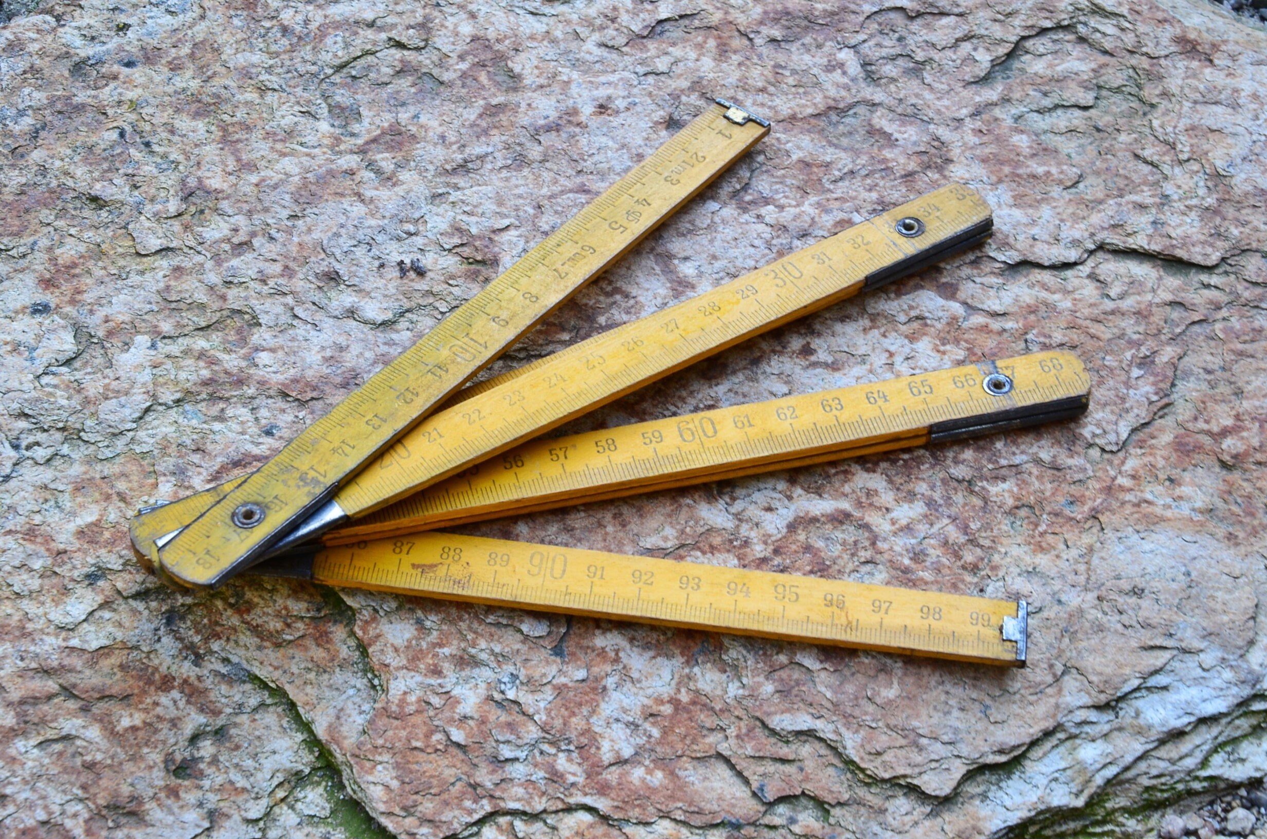 Wood Folding Ruler Old Meter Folding Ruler 1 Meter Ruler - Etsy