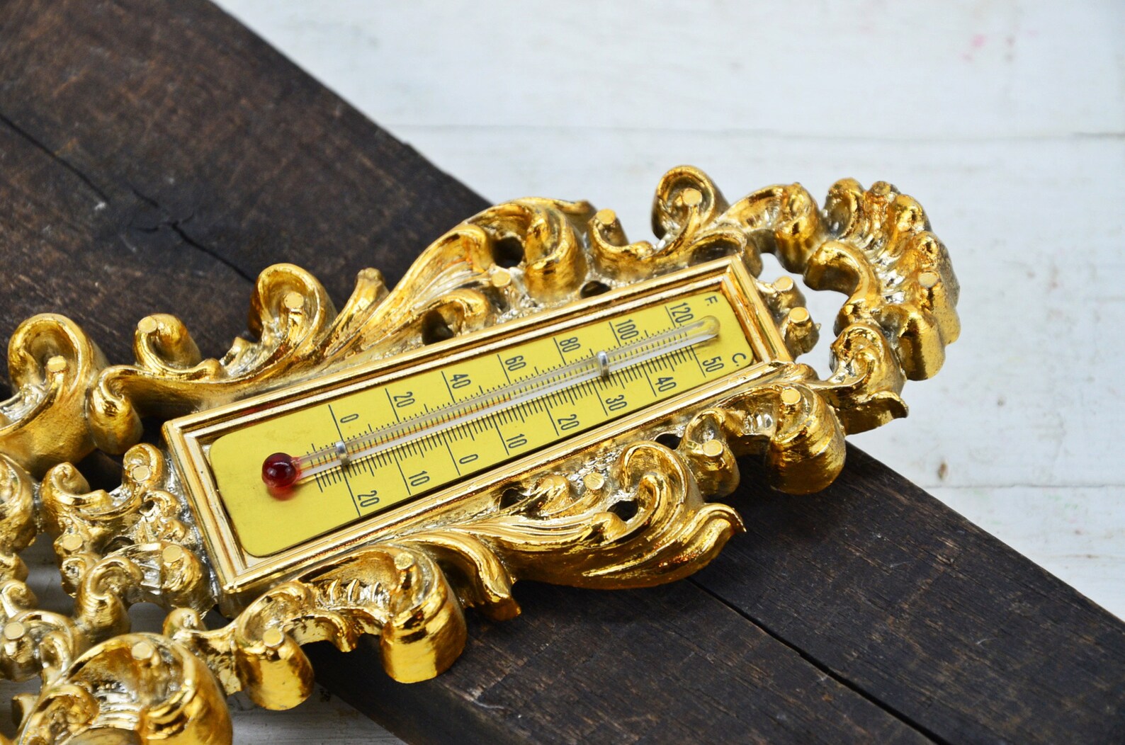 Vintage Weather Thermometer Vintage Wall Thermometer Tower - Etsy