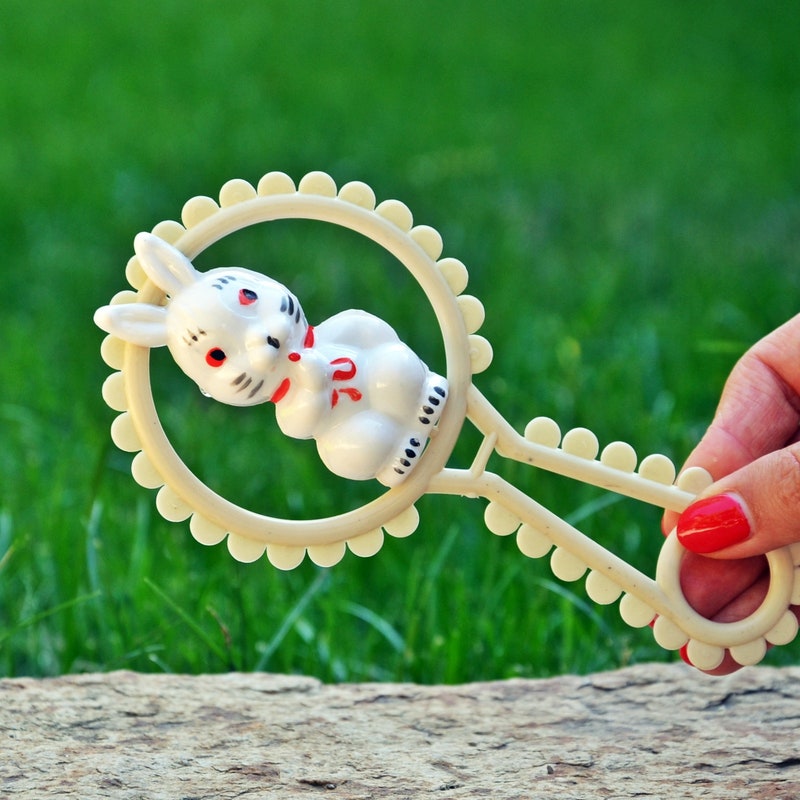 Plastic Rattle - Etsy