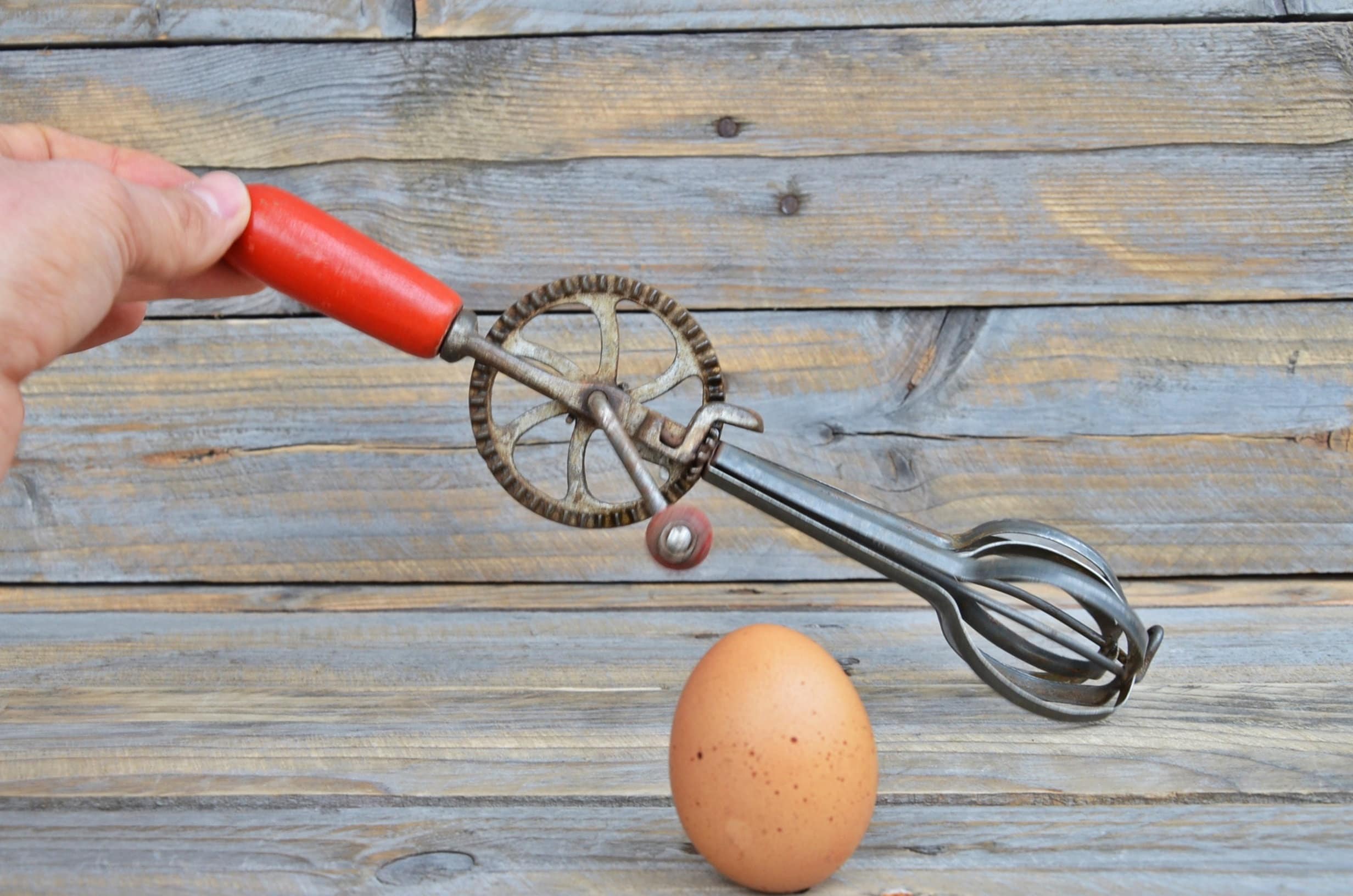 Vintage Egg Beater Primitive Egg Beater Vintage Whisk Froth - Etsy