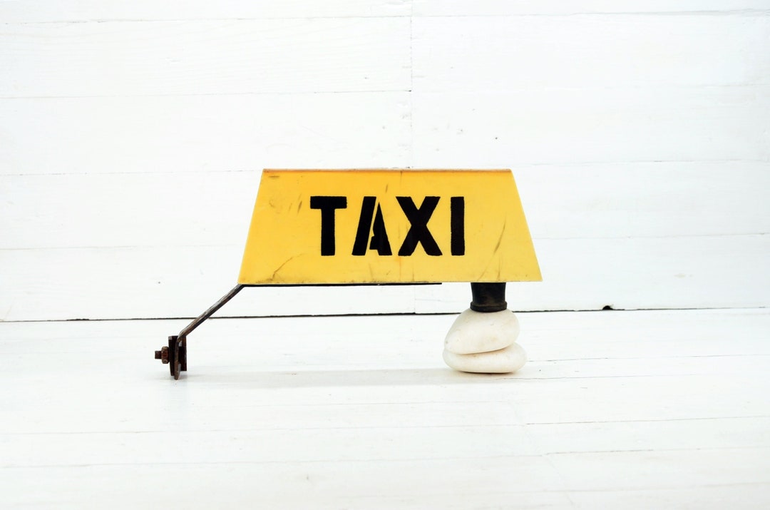 Taxi Cab Sign, Old Sign Taxi, 12 Volt Taxi Plate, Vintage Plate Taxi - Etsy