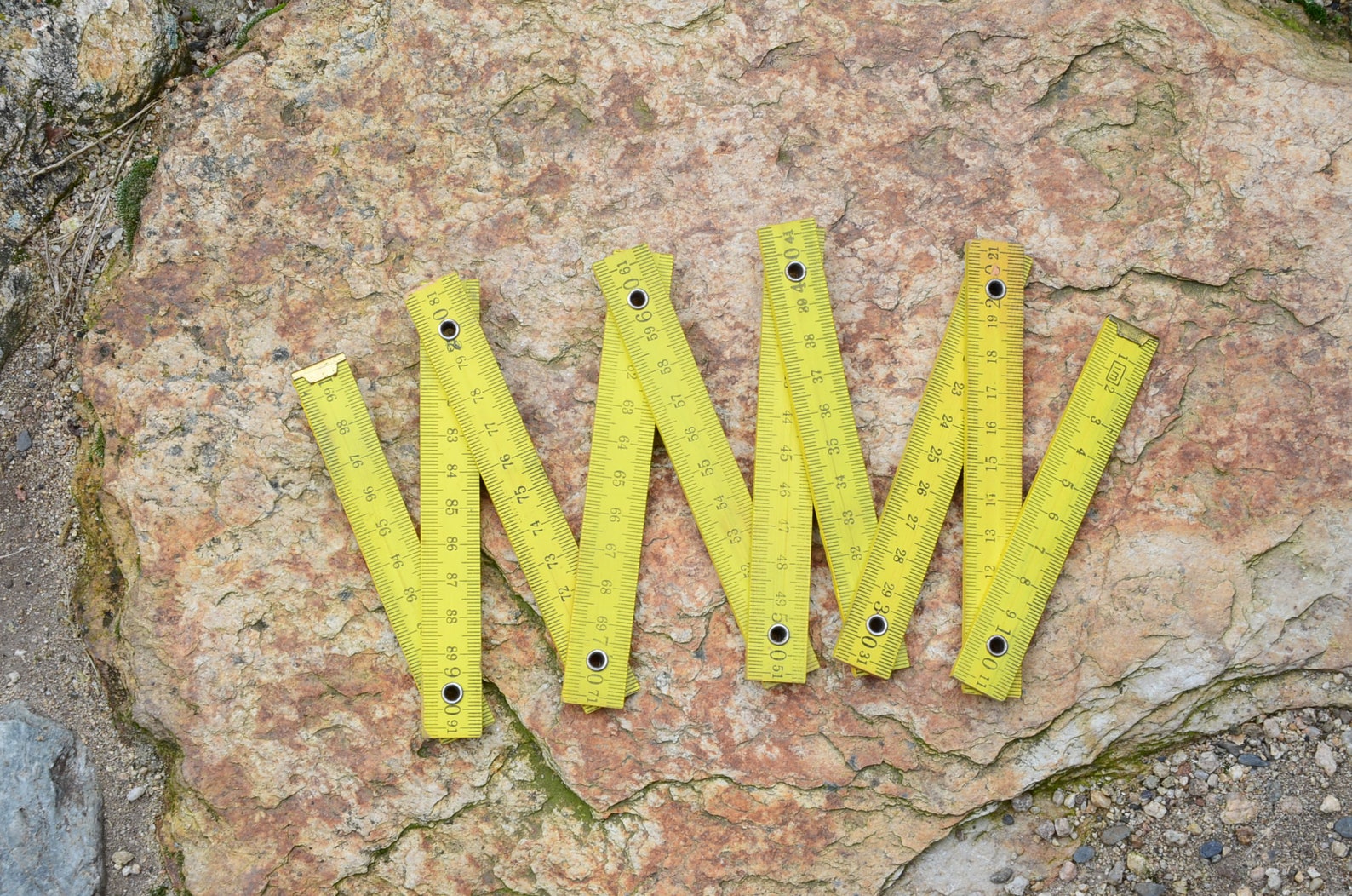 Wood Folding Ruler Old Meter Folding Ruler 1 Meter Ruler - Etsy