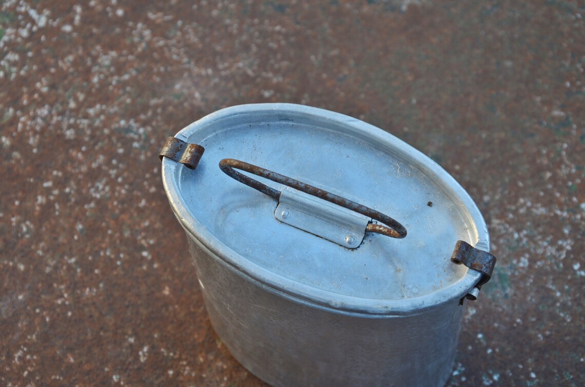 Vintage Military Bowl Vintage Military Pot Soldier Cup Soup - Etsy