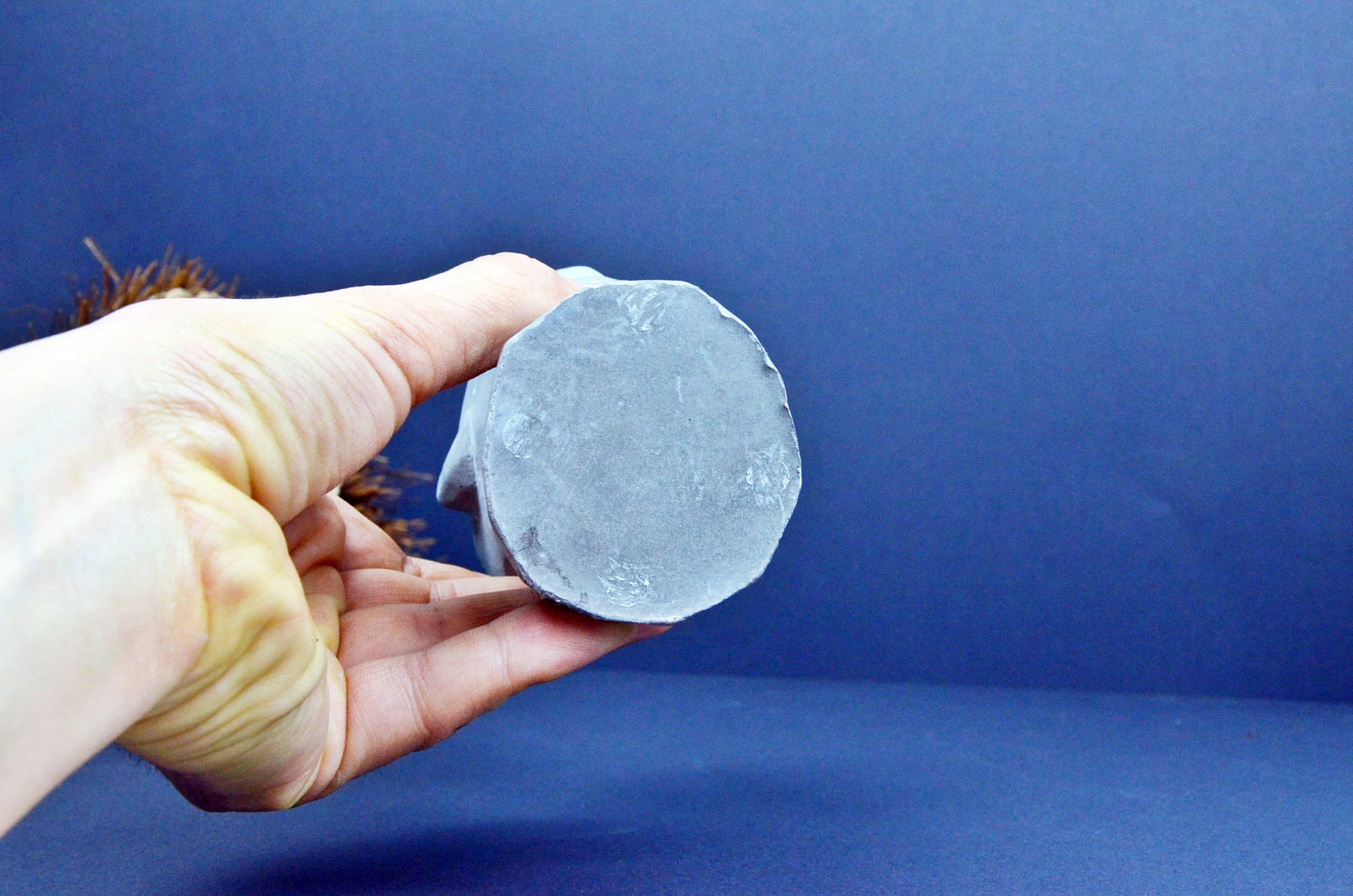 Vintage Stone Figure Bust of the Head Stone Bust of the | Etsy