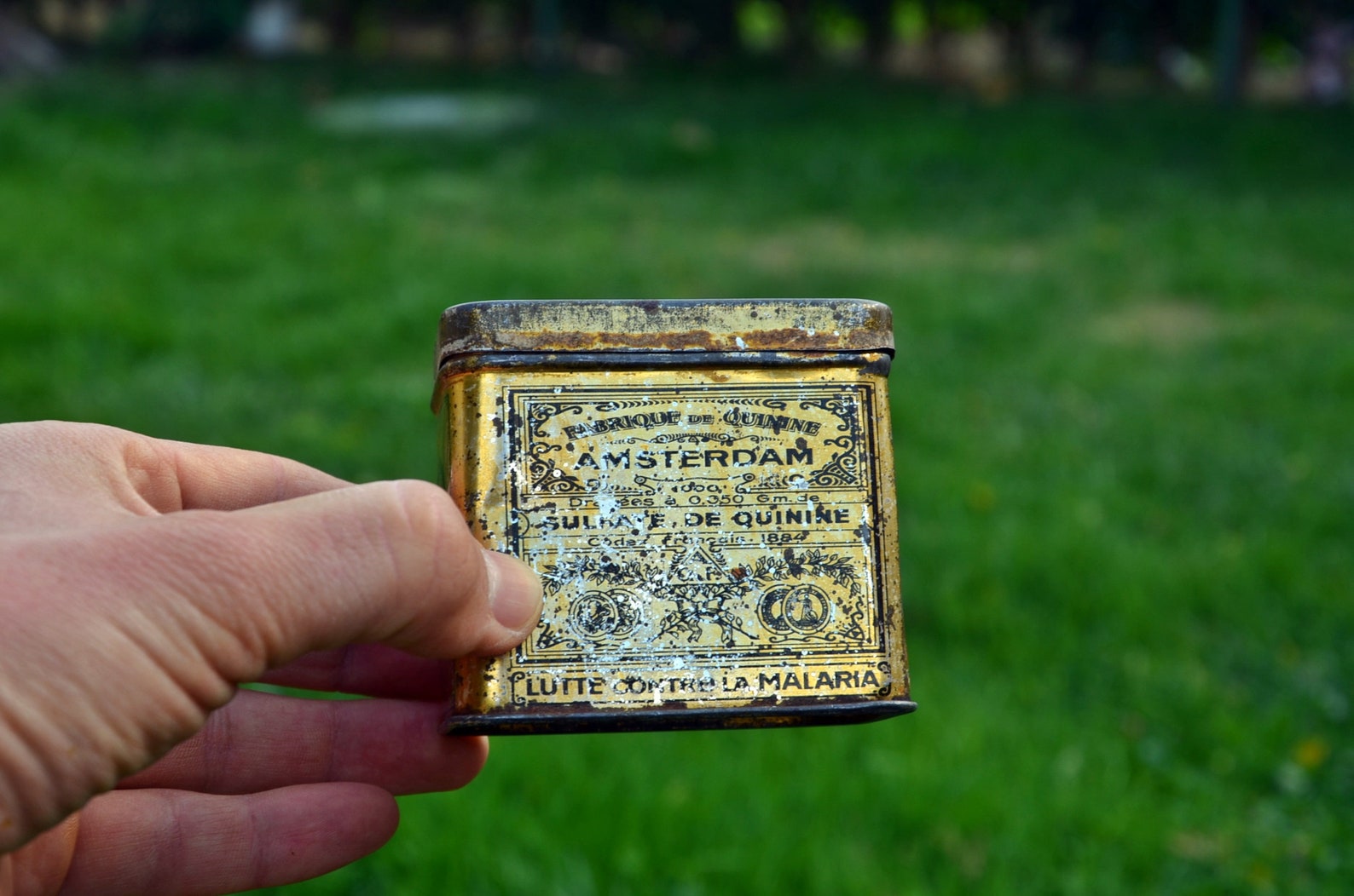 Vintage Pill Box Antique Tin Box Amsterdam Tin Box Pharmacy | Etsy