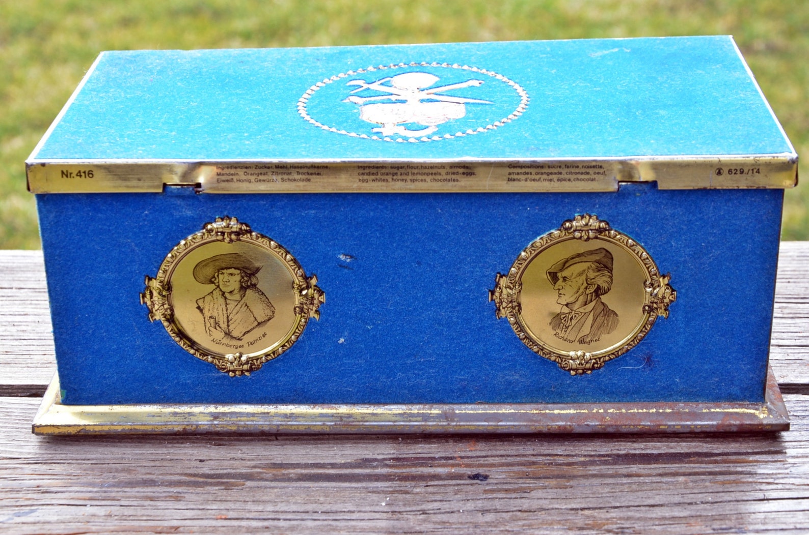 Vintage German Box Vintage Candy Box Old German Candy Box - Etsy