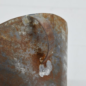 Vintage Metal Funnel, Metal Fuel Funnel, Large Oil Funnel, Galvanized ...