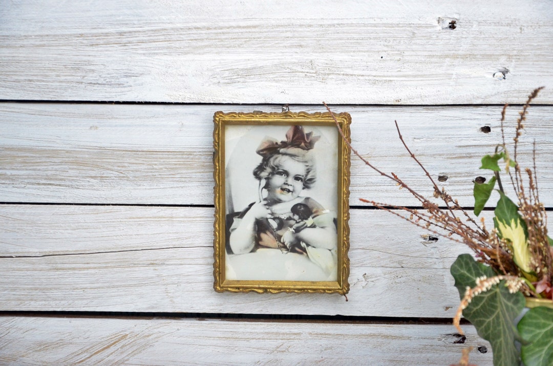 Vintage Style Photo Frame: Rustic Wedding Picture Frame (5.12 X 3.94 In ...