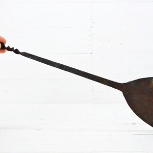 Large Antique Spatula, Vintage Metal Spatula, Old Tools, Rustic Decor ...
