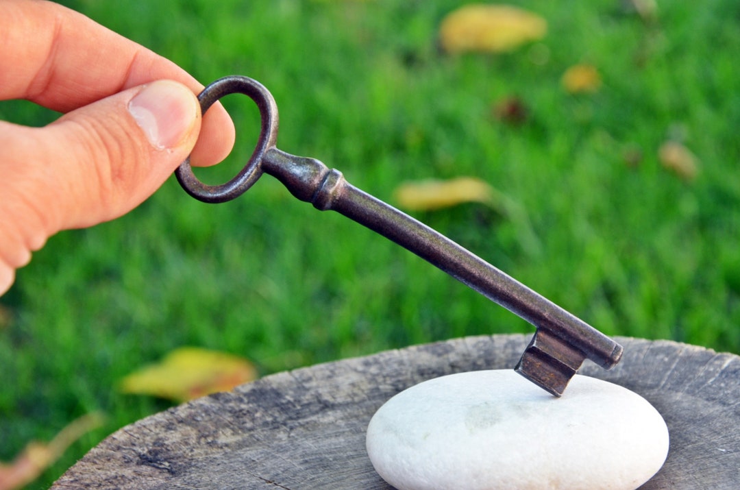 Key, Large Metal Key, Metal Skeleton Key, Big Metal Key, Vintage Key ...