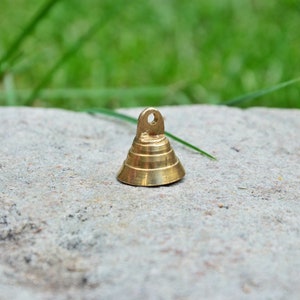 Antique Small Bell, Vintage Farm Bell, Mini Brass Bell, Primitive Bell ...