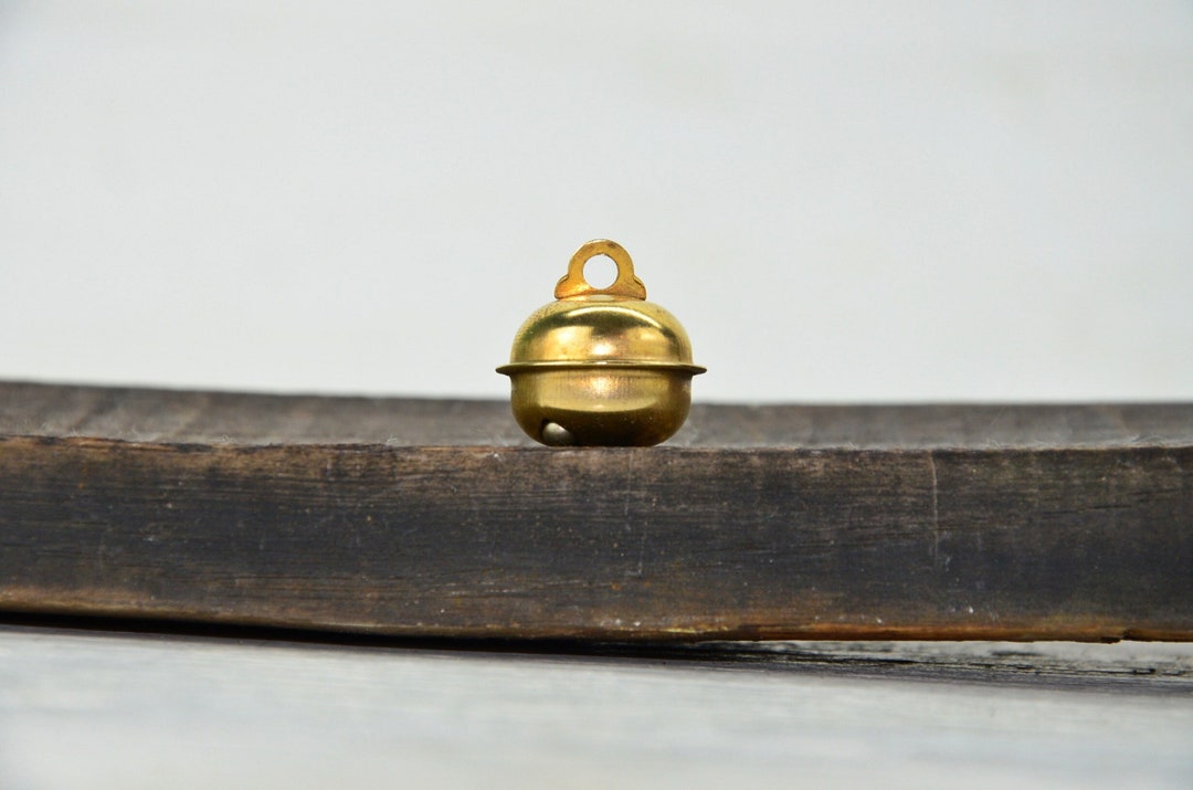 Antique Small Bell, Vintage Farm Bell, Mini Brass Bell, Primitive Bell ...