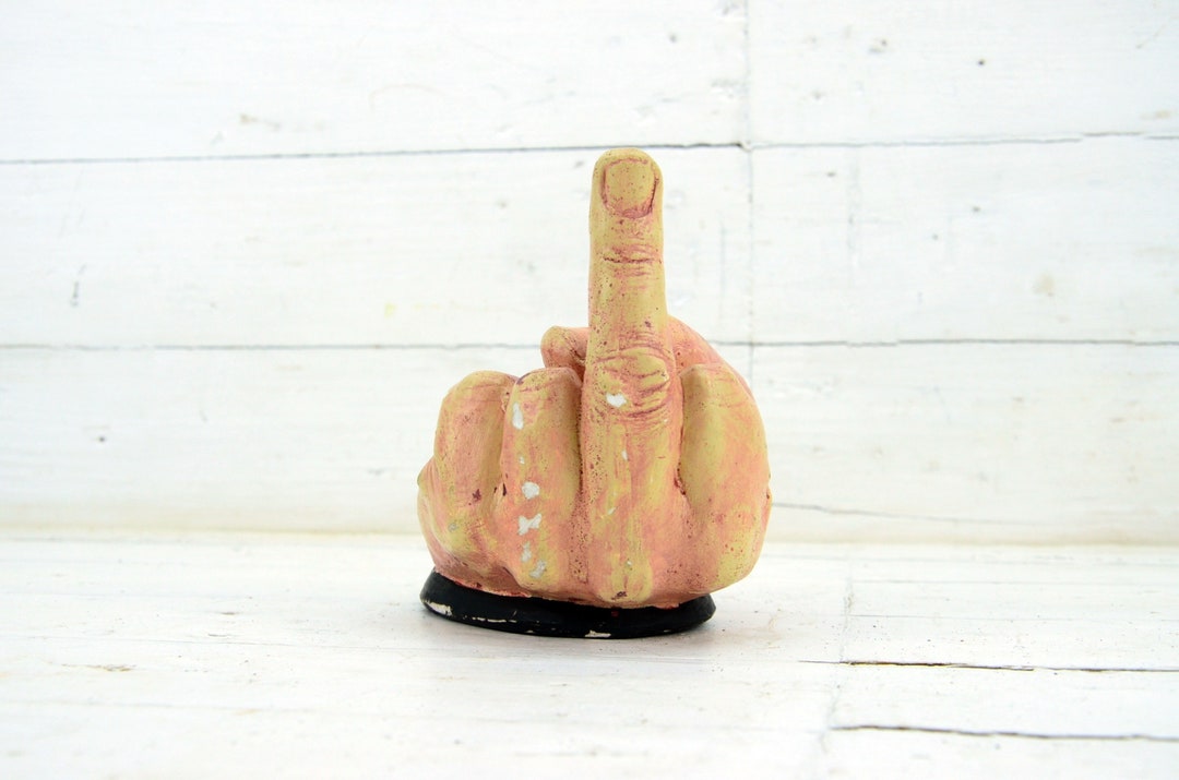 Vintage Middle Finger Ornament, Art Middle Finger - Etsy